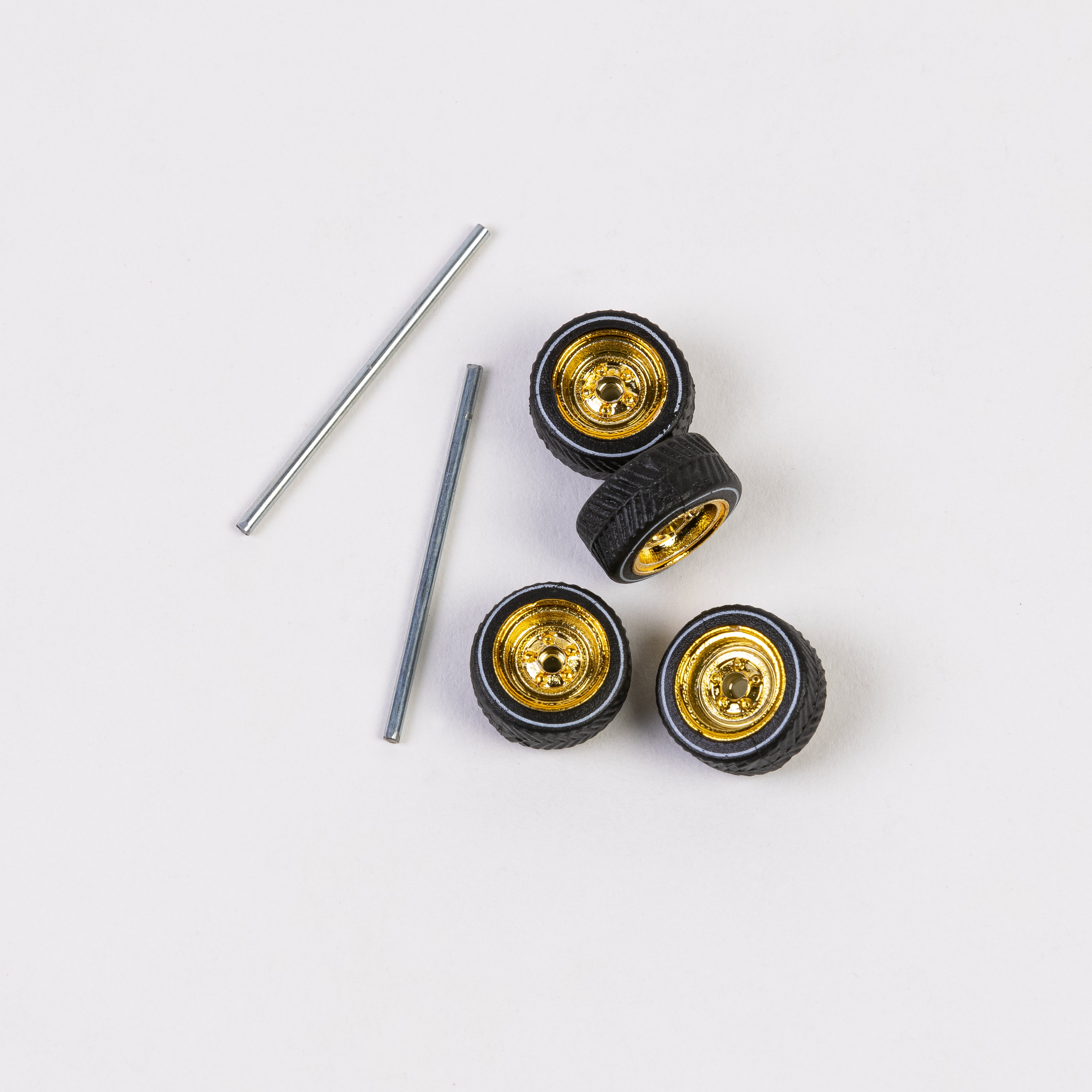 #6 Golden "Smooth" Wheels & White Wall Tires – ACCuston