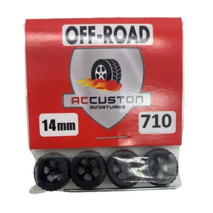 #710 Black 5 Spoke "Off-Road" Truck Wheels – ACCuston