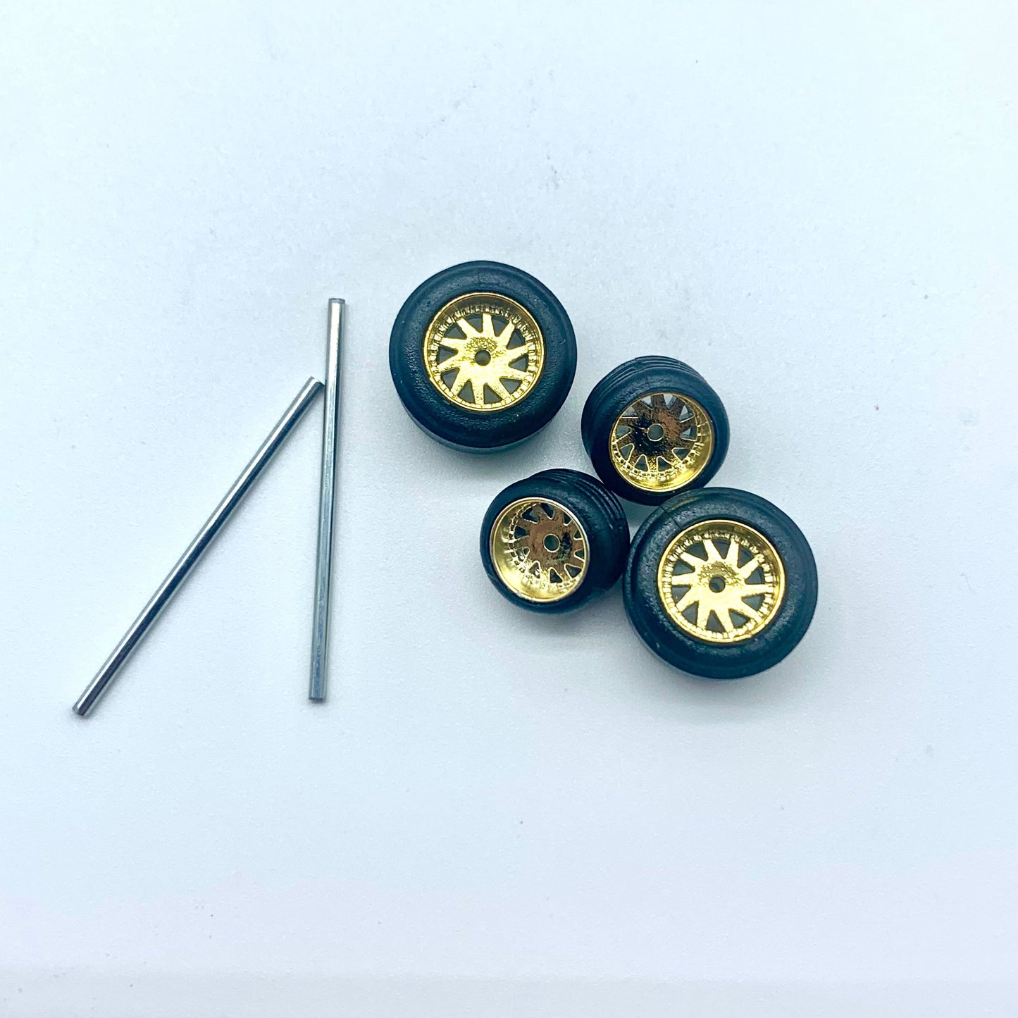 #1007 Gold "Rucci" Style Gasser Wheels – ACCuston