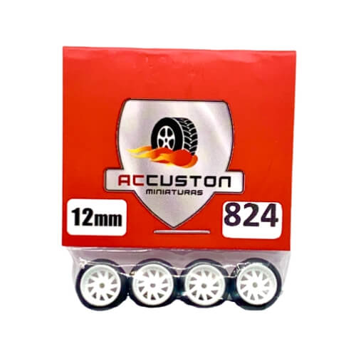 #824 White "Rucci" Style Low Profile Wheels – ACCuston