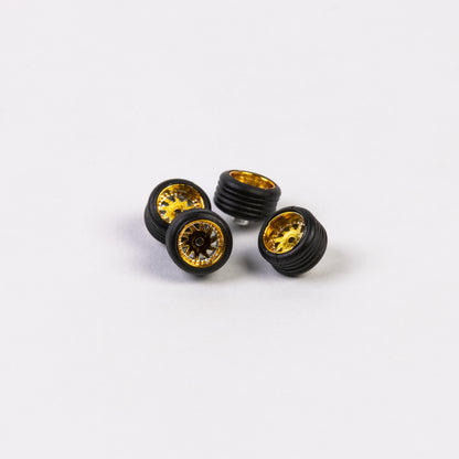 #820 Gold "Rucci" Style Low Profile Wheels – ACCuston