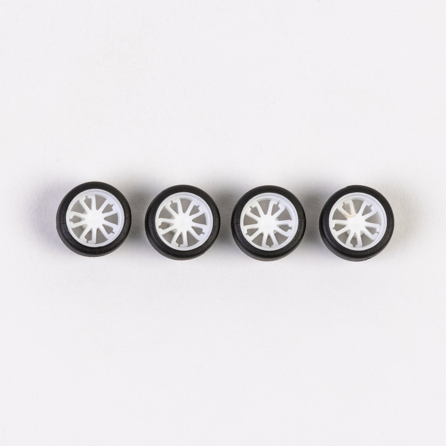 #866 White 10 Spokes "Deep Dish" Wheels – ACCuston
